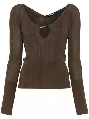 Jacquemus Le Sommet Pralù Top - Brown