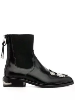 Toga Mix-badge Chelsea Boots