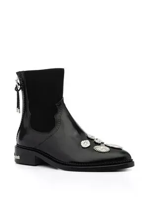 Toga Mix-badge Chelsea Boots