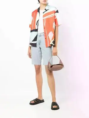 J Brand Mid-length Denim Shorts