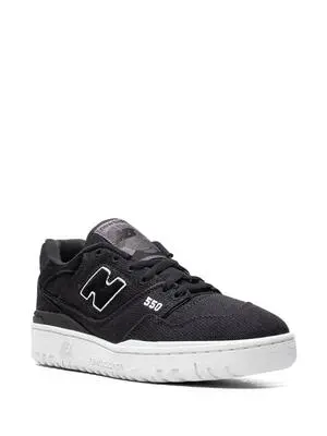 NEW BALANCE 550 Suede Low-top Sneakers - Black