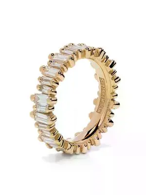 SUZANNE KALAN 18kt Yellow Bold Diamond Eternity Ring - Gold