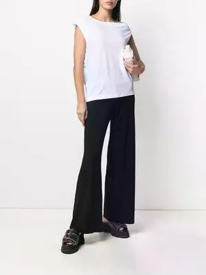 Norma Kamali Mid-rise Wide-leg Trousers