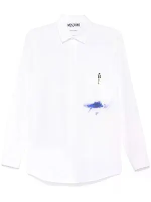 Moschino Pen-print Shirt