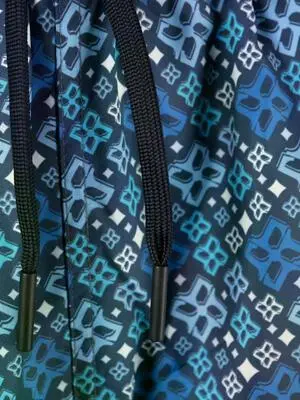 Tagliatore Pattern-print Swim Shorts