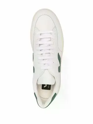 VEJA V-12 Leather Sneakers - White