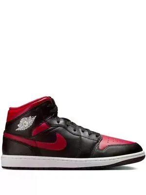JORDAN 1 Mid Bred Twist Sneakers - Black