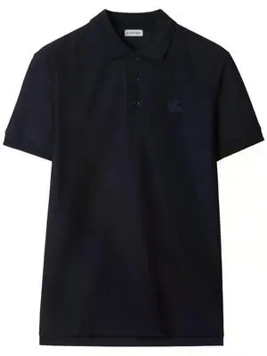 Burberry Slim Fit Knight Motif Polo Shirt - Blue