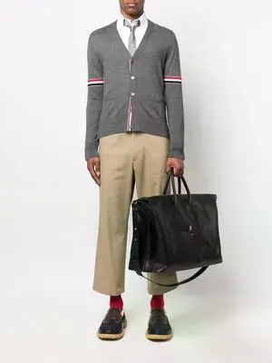 Thom Browne Rwb Striped Cardigan
