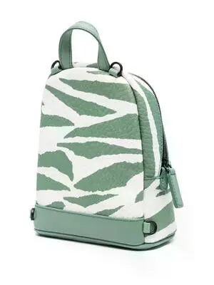 Mcm Animal Print Leather Backpack