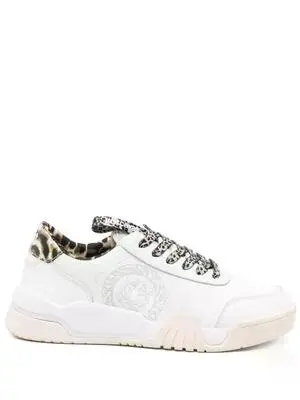 Just Cavalli Tiger Head-motif Low-top Sneakers