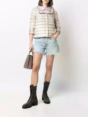Herno Three-quarter-length Sleeve Puffer Jacket