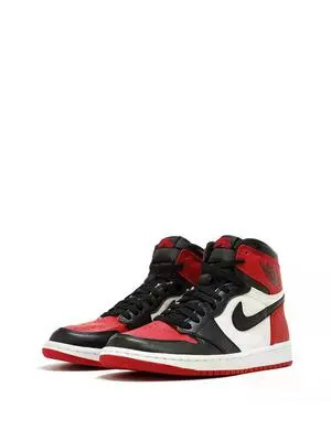 JORDAN 1 Retro High B Toe Sneakers - Red