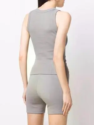 STYLAND Organic Cotton-blend Tank Top - Grey