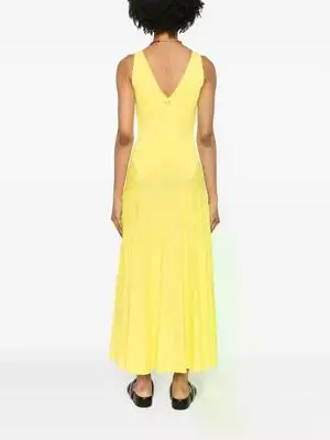 TWINSET Knitted Pleated Maxi Dress