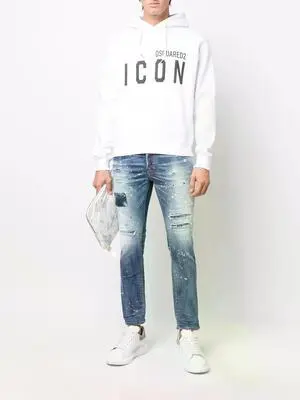 Dsquared2 Logo-print Hoodie - White