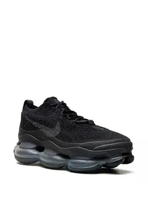 Nike Max Scorpion Flyknit Triple Sneakers - Black