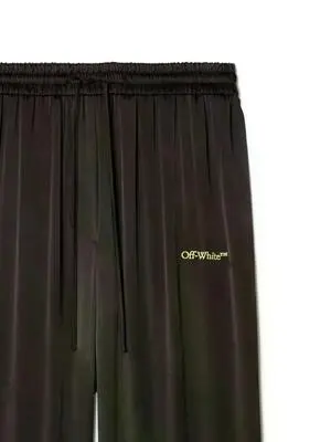 Off-White Satin Pyjama Pants