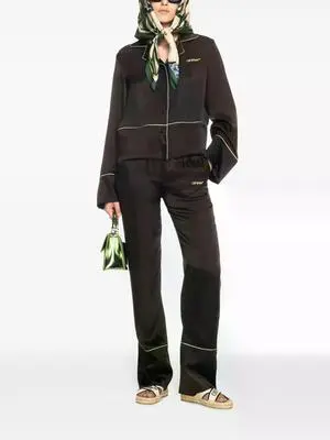 Off-White Satin Pyjama Pants