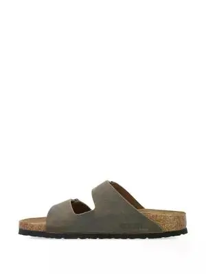 BIRKENSTOCK Arizona Oiled Leather Sandals - Green