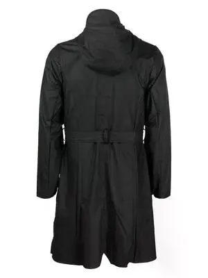 Rains Curve Waterproof Coat - Black