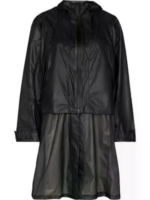 Y3 Hooded Midi Raincoat
