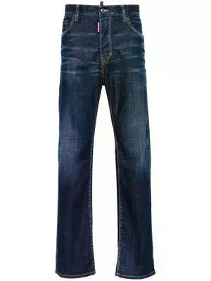 Dsquared2 642 Straight-leg Jeans - Blue