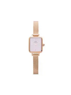 DANIEL WELLINGTON Quadro Mini Melrose 18mm Timepiece - White