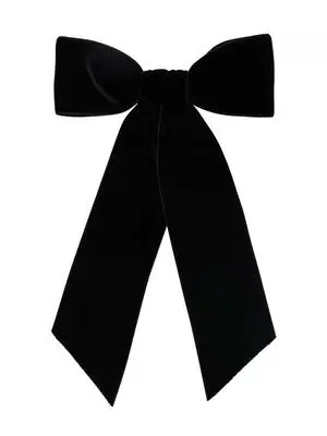 JENNIFER BEHR Wide Bow Hair Clip - Black