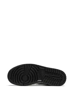 JORDAN Air 1 Mid White Shadow Sneakers - Black