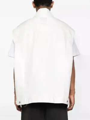 Off-White Logo-embroidered Denim Gilet
