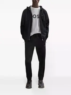 BOSS Logo-print Tapered Track Pants