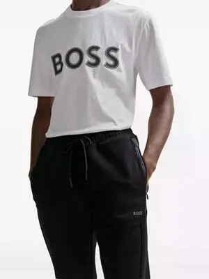 BOSS Logo-print Tapered Track Pants