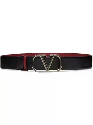 Valentino Garavani 40mm Vlogo Signature Reversible Belt - Black