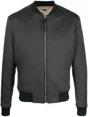 BILLIONAIRE Crest-motif Bomber Jacket