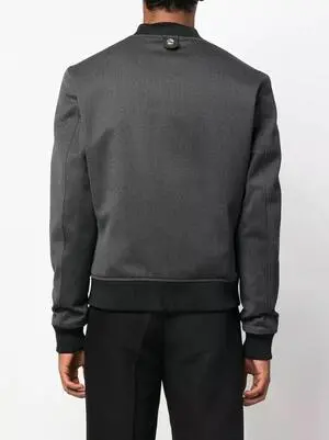 BILLIONAIRE Crest-motif Bomber Jacket