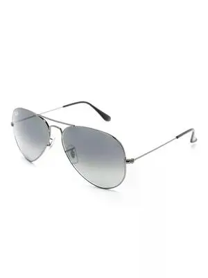 Ray-ban Aviator Large Gradient Sunglasses - Black