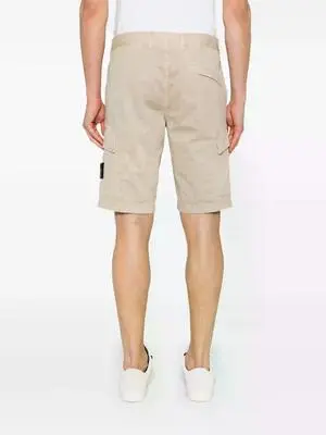 Stone Island Compass-badge Cargo Shorts - Neutrals