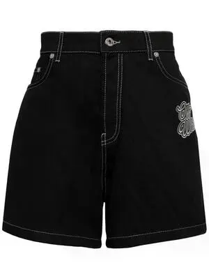 Off-White Logo-appliqué Denim Shorts