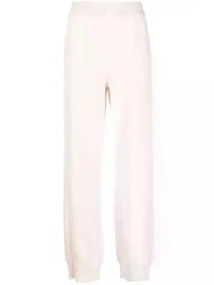 BARRIE Tapered-leg Cashmere Trousers - Pink