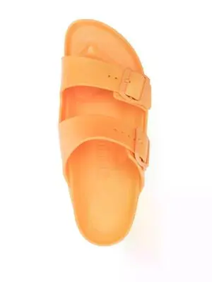 BIRKENSTOCK Arizona Decorative-buckle Slides - Orange