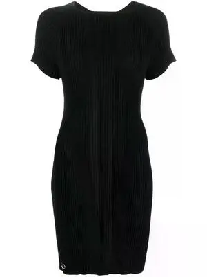 Philipp Plein Logo-plaque Ribbed T-shirt Dress