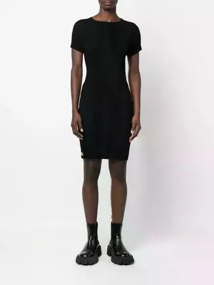 Philipp Plein Logo-plaque Ribbed T-shirt Dress