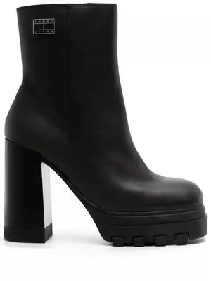 Tommy Hilfiger 120mm Logo-print Ankle Boots