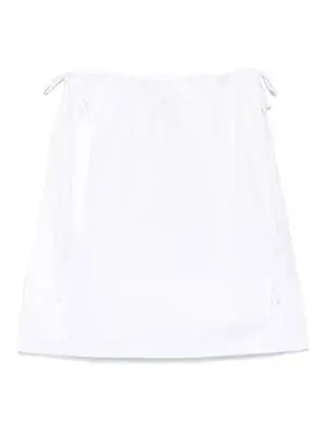 TOTEME Drawstring-waist Skirt - White