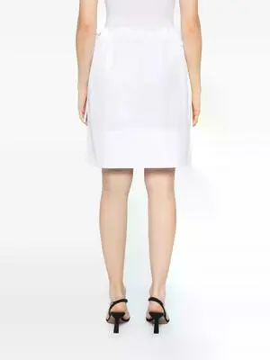 TOTEME Drawstring-waist Skirt - White