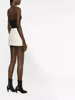 COURREGES Swallow Vinyl Mini Skirt