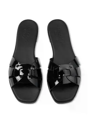 DOUCAL'S Leather Sandals - Black