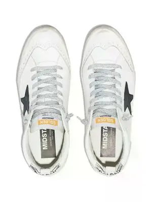 GOLDEN GOOSE Star-patch Lace-up Sneakers - White