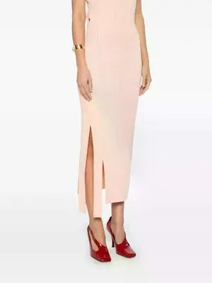 Victoria Beckham Ribbed-knit Maxi Skirt
